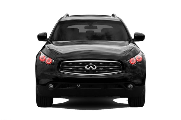 Infiniti FX35 / FX45 ColorChase LED Halo Headlight Kit 2005-2010 ...