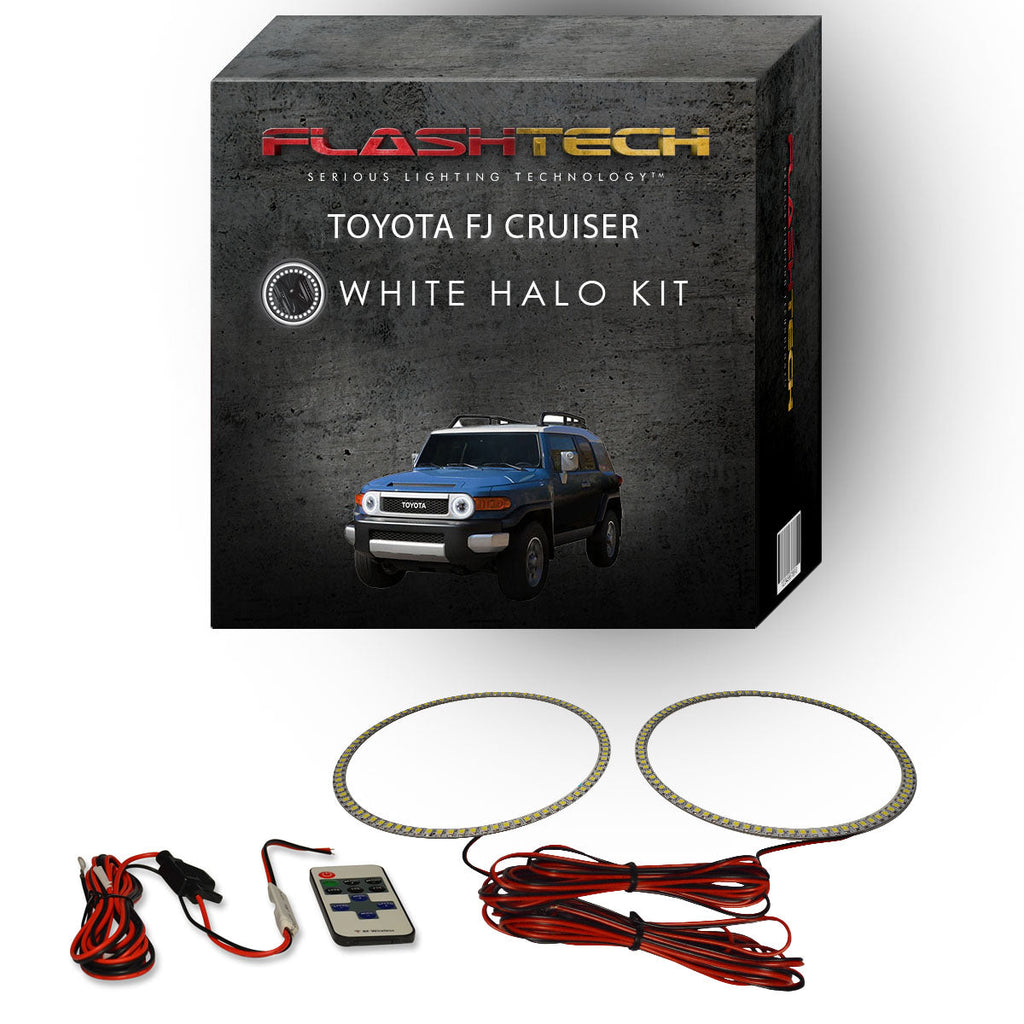 Toyota FJ Cruiser White LED Halo Headlight Kit 2007-2013 – Autotrendsms