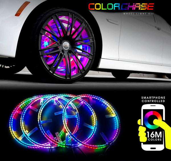 Color Chase Chasing RGB LED Wheel Light Kit – Autotrendsms